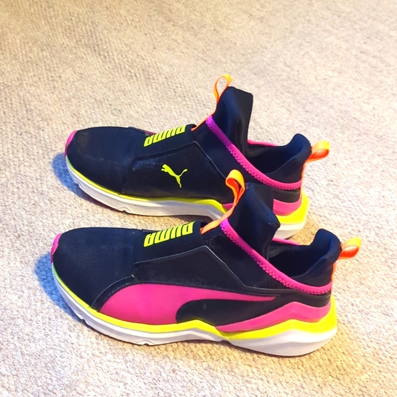 Puma | Shoes | Puma Wmn Fierce 2 City Lights Sneakers Blackpurpleyellow ...